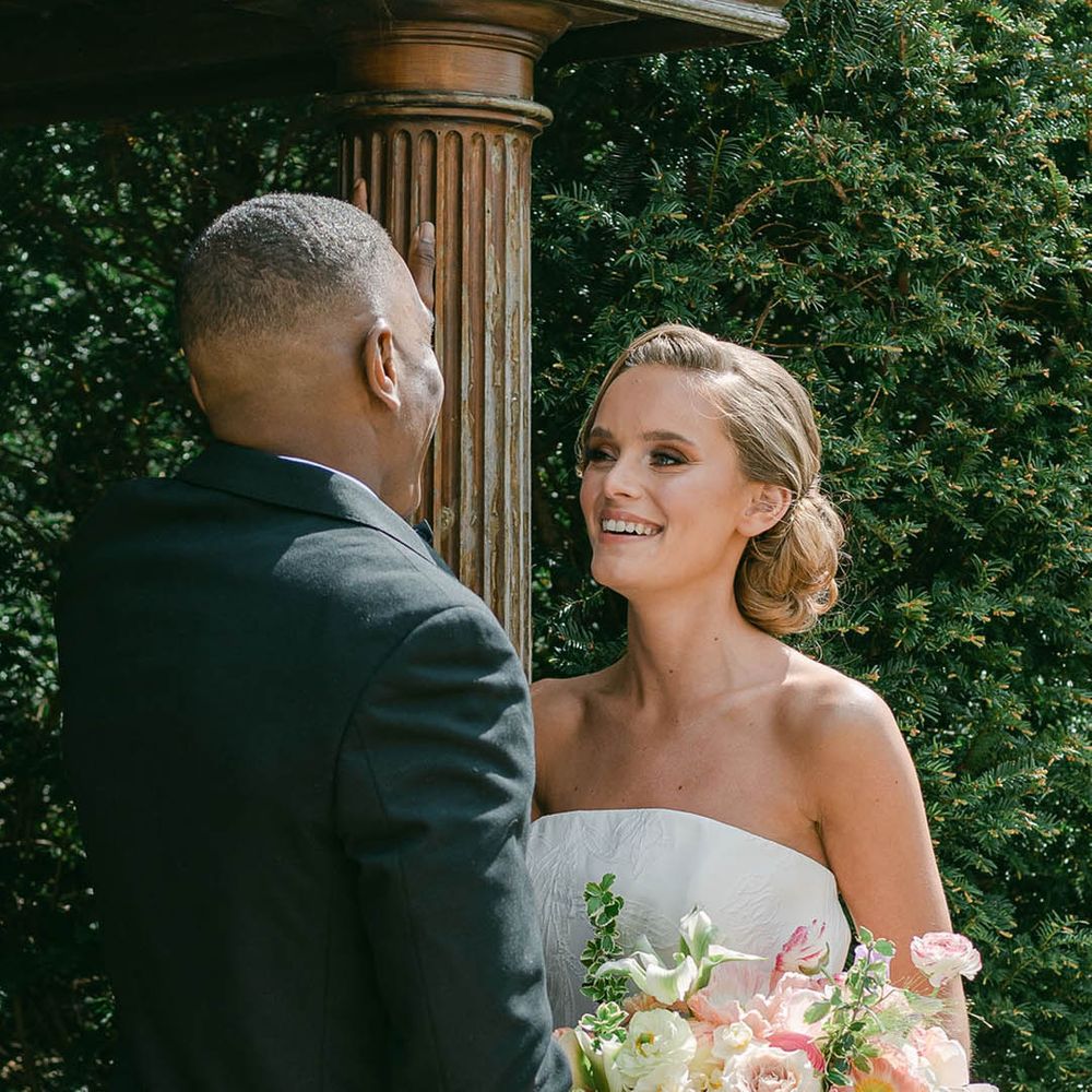 Modern Elegance at Rushton Hall With Pastel Flowers - Rock My Wedding