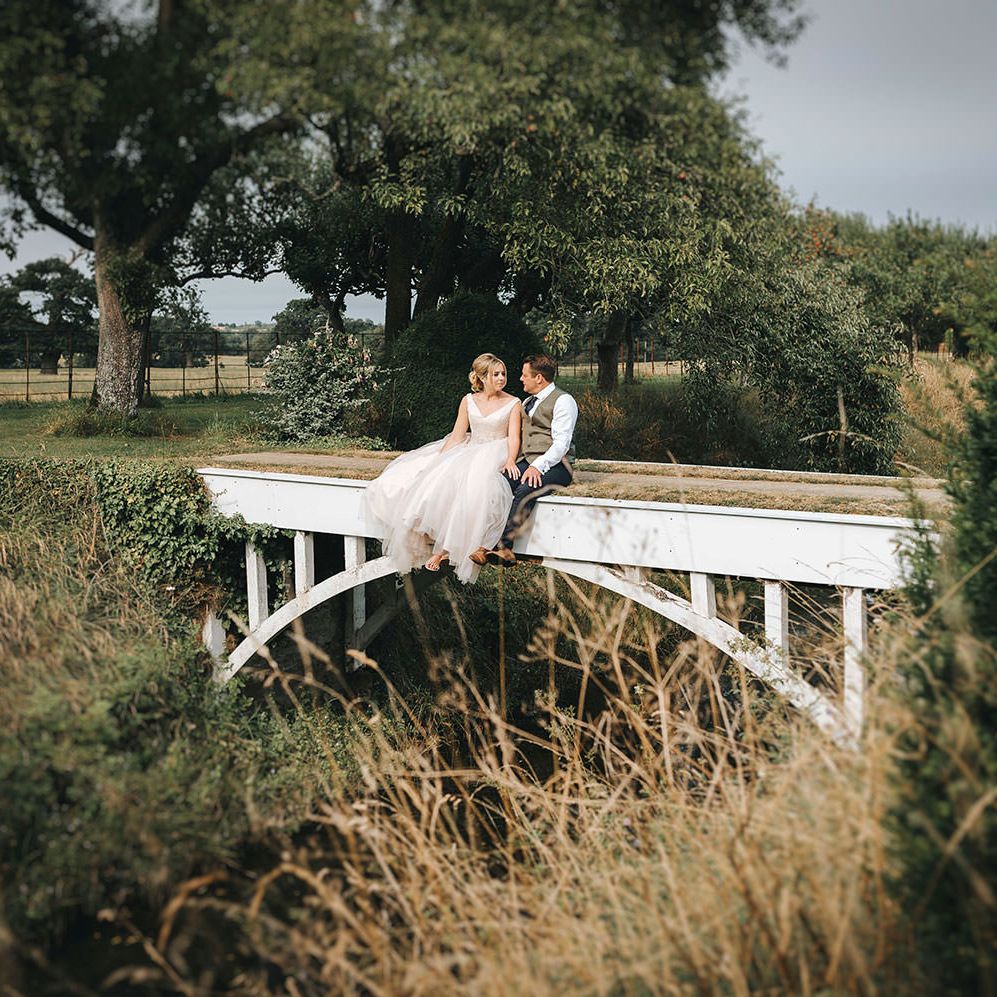 Rustic Barn Wedding at Helmingham Hall Gardens in Suffolk