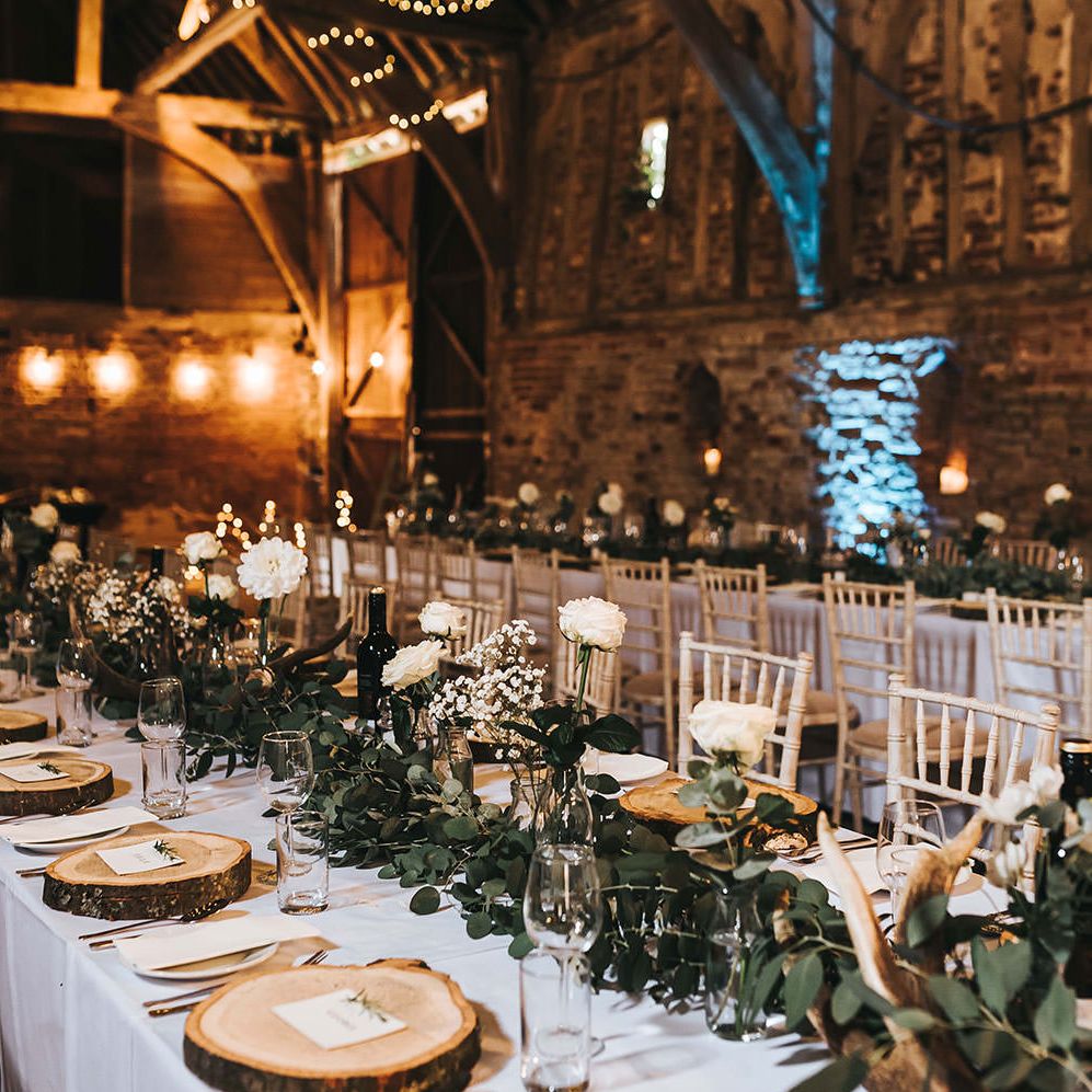 Rustic Barn Wedding at Helmingham Hall Gardens in Suffolk