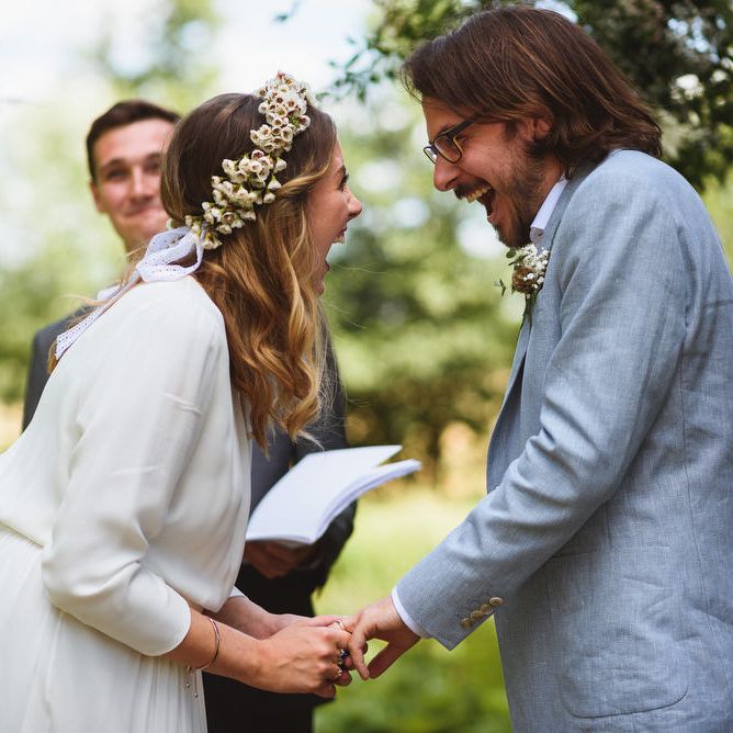 DIY Outdoor Humanist Wedding Ceremony at West Lexham