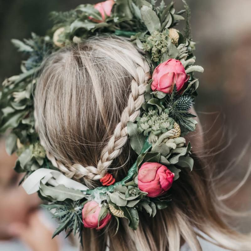 Flower Crown - 30 Inspiring Ideas Worn By Real Brides