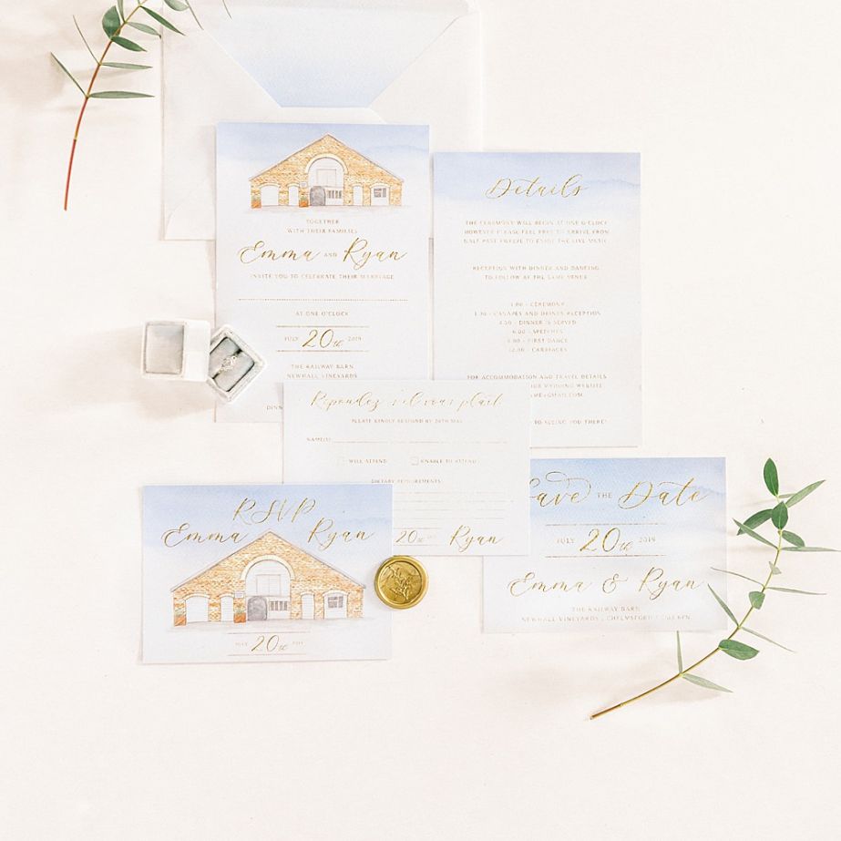 Powder Blue & Luxury Gold Wedding Inspiration with Wedding Balloons ...