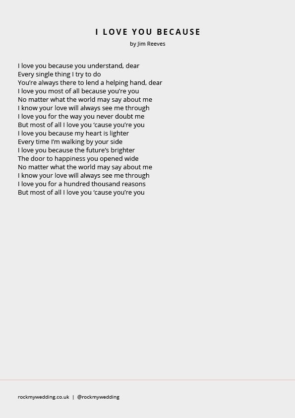 Wedding Readings - The Complete List with Free Printables