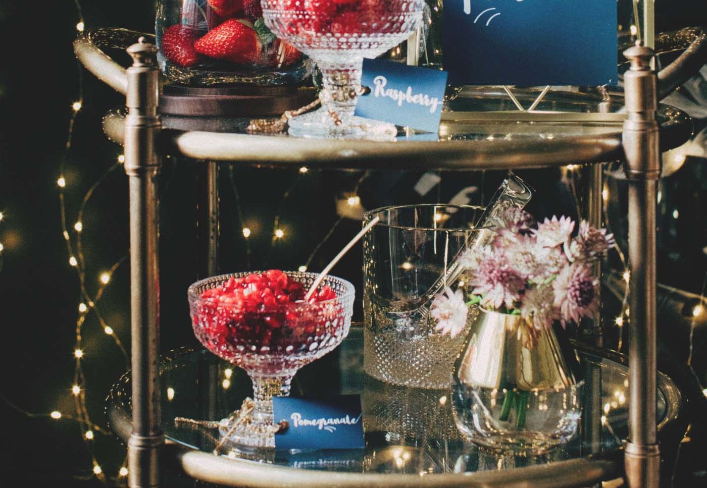 DIY Pimp Your Prosecco Station For Wedding Cocktail Hour