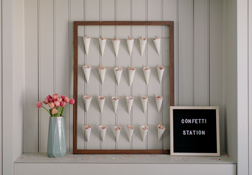 Confetti Cone Station - Make Your Own For Under £25