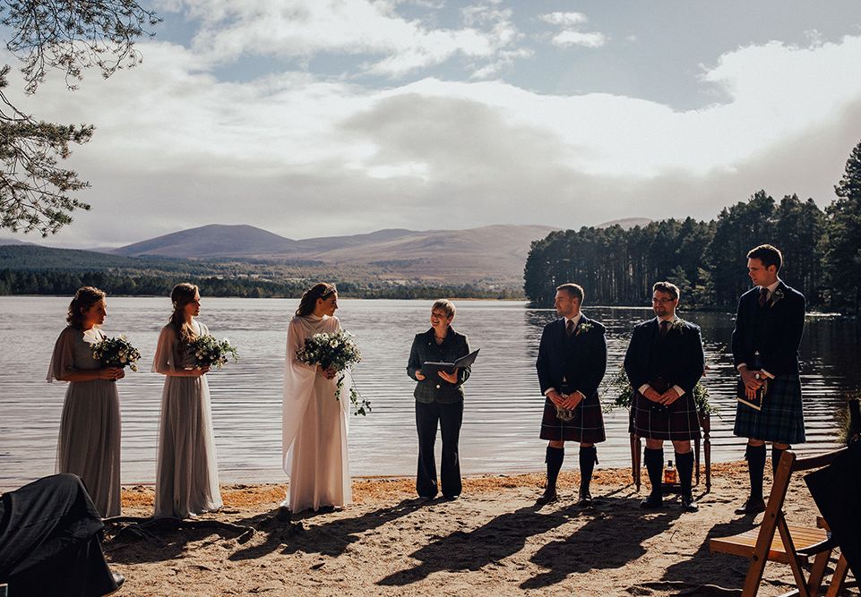 Quaich Ceremony at Loch Garten in Scotland with DIY Village Hall ...