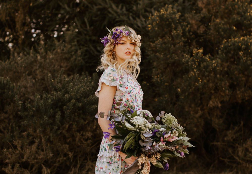 Natural Woodland Highland Bride Inspiration at Loch Lomond, Scotland ...