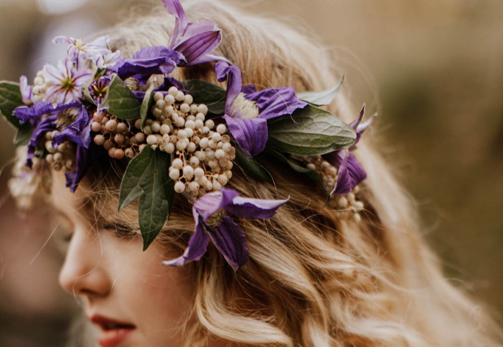 Natural Woodland Highland Bride Inspiration at Loch Lomond, Scotland ...