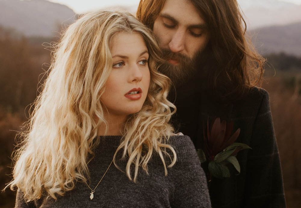 Natural Woodland Highland Bride Inspiration at Loch Lomond, Scotland ...