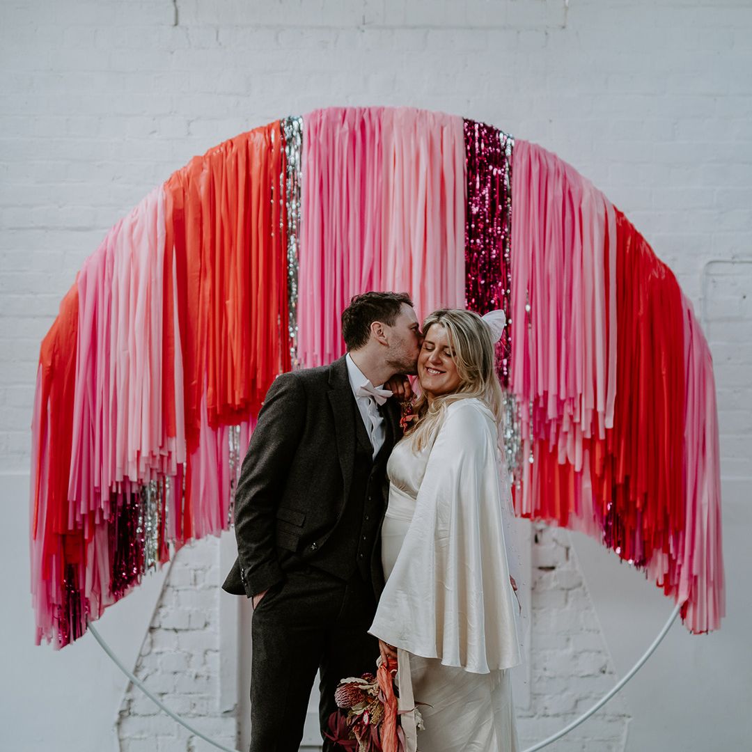 Streamer Decorations at White Syke Fields - Rock My Wedding
