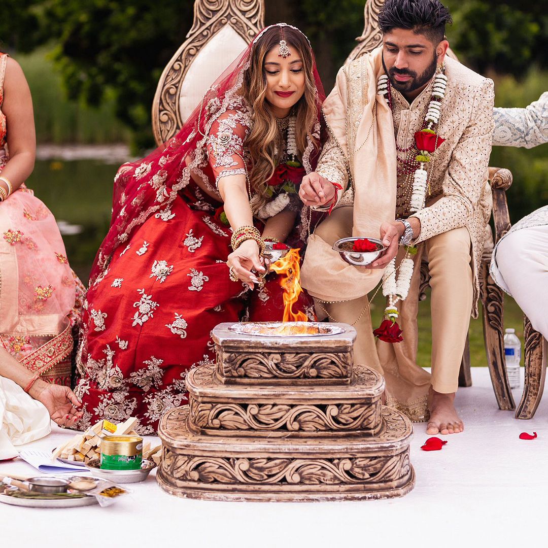 Hampton Court House Hindu Wedding & Civil Ceremony With Pet Dog