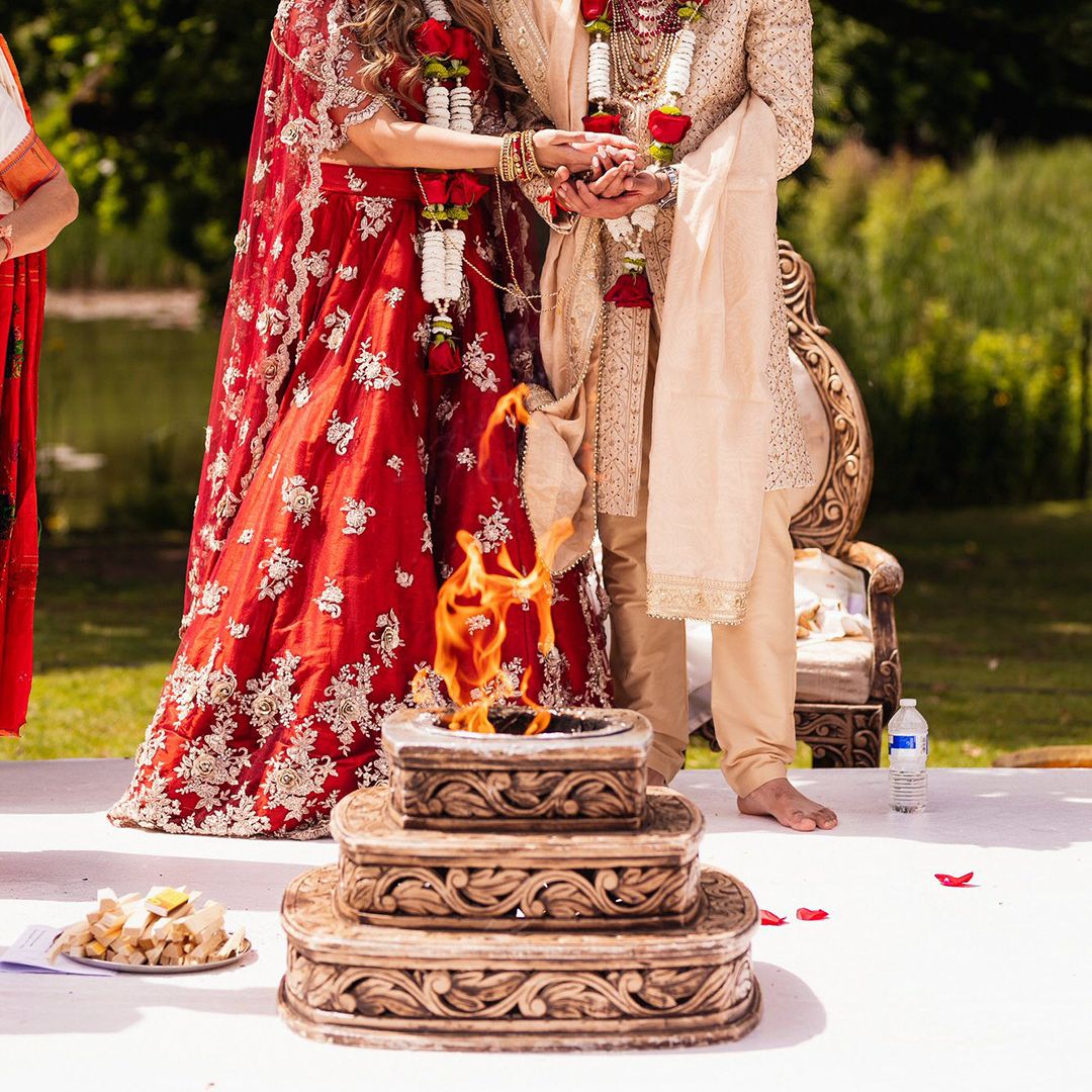 Hampton Court House Hindu Wedding & Civil Ceremony With Pet Dog