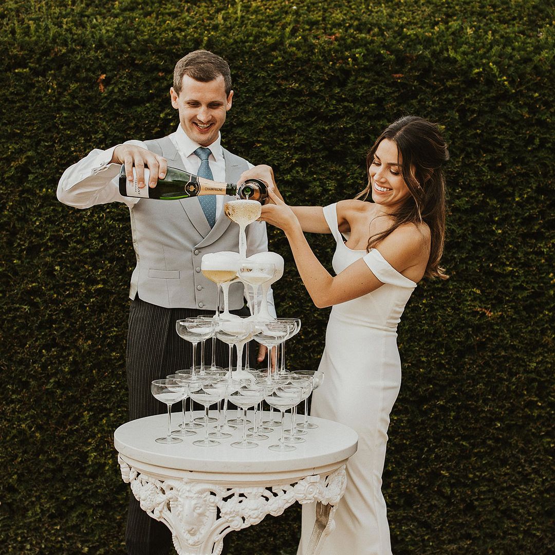 Came House Dorset Orangery Wedding Ceremony & Champagne Tower
