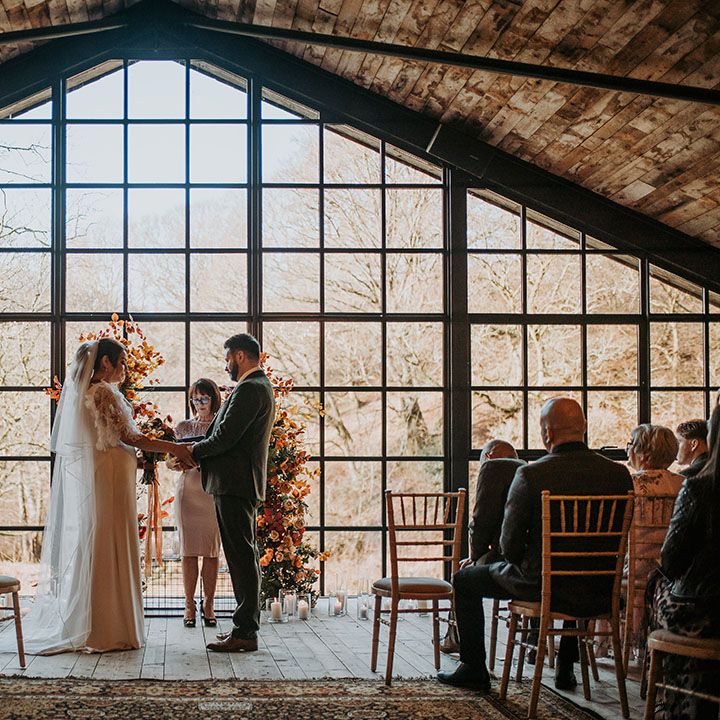 Hidden River Barn Carlisle Autumn Wedding With Orange Colour Scheme