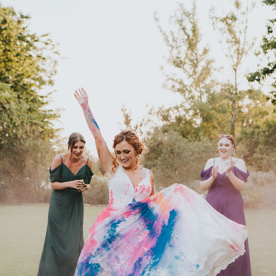 Trash The Dress Wedding Tradition at Deer's Leap Retreat