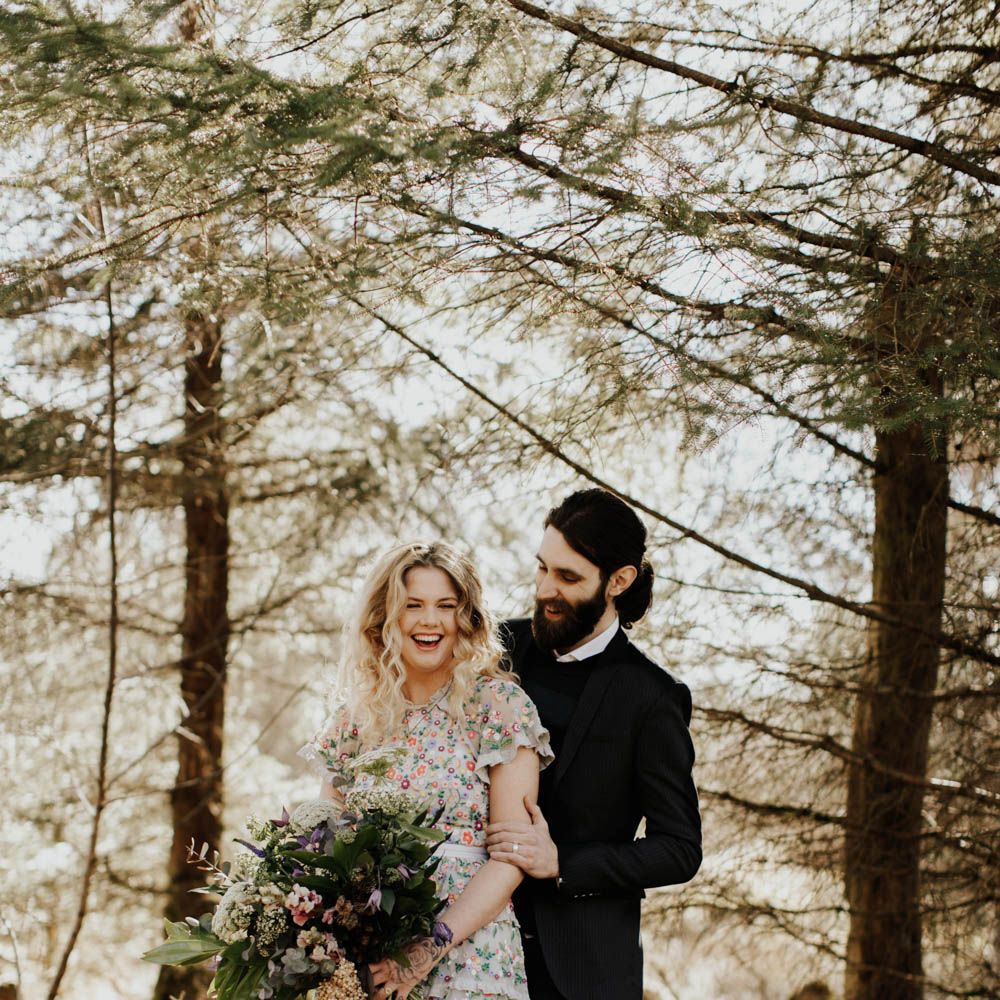Natural Woodland Highland Bride Inspiration at Loch Lomond, Scotland ...