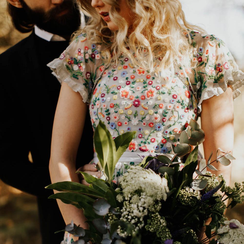 Natural Woodland Highland Bride Inspiration at Loch Lomond, Scotland ...