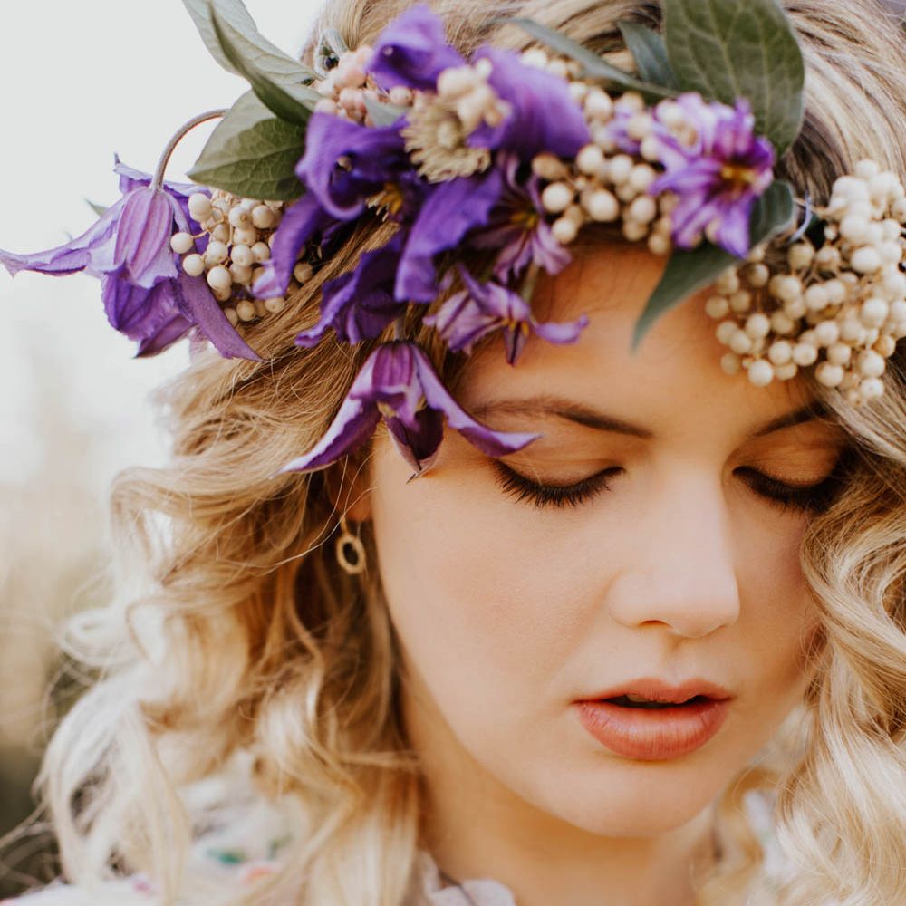 Natural Woodland Highland Bride Inspiration at Loch Lomond, Scotland ...