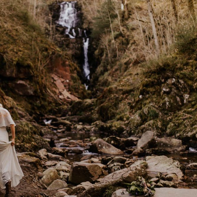 Natural Woodland Highland Bride Inspiration at Loch Lomond, Scotland ...