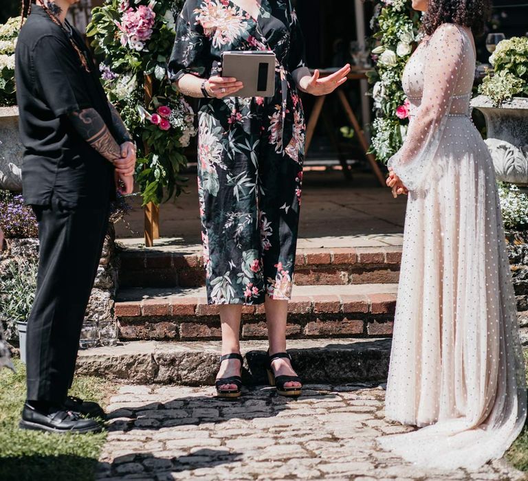 Viking Themed Wedding With Handfasting Ceremony & Celestial Crown