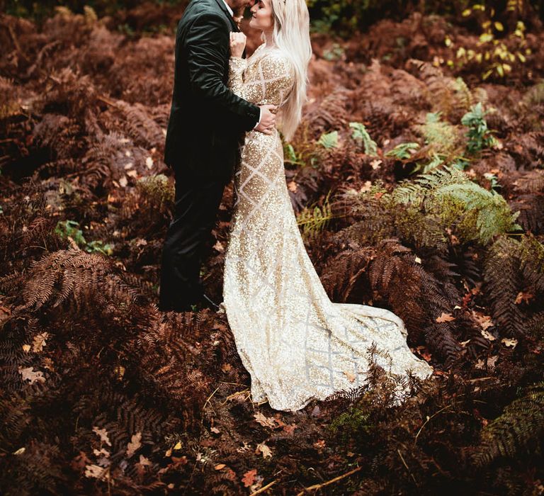 Gold Sparkle Wedding Metallic Wedding Dress Inspiration Rock My