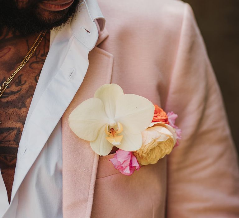 Pink Polstrong Manor Wedding Inspiration With Disco Balls