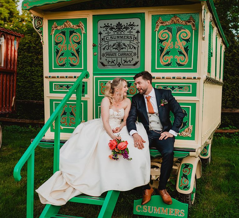 Rustic South Farm Wedding With Disco Twist & Lilac and Peach Colour Scheme