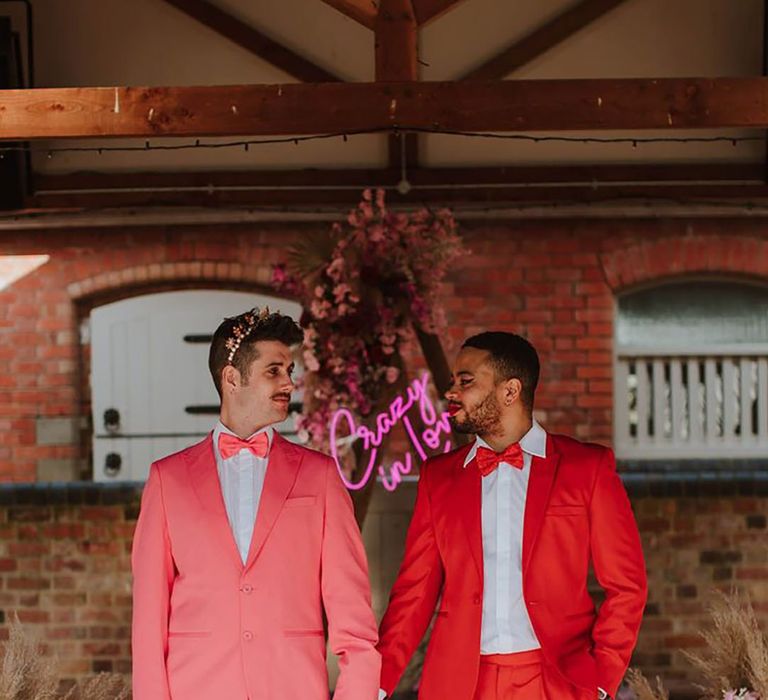 25 Best Colourful Wedding Suits for Brides, Grooms & Guests