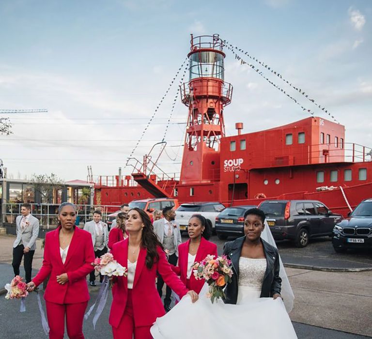 25 Best Colourful Wedding Suits for Brides, Grooms & Guests