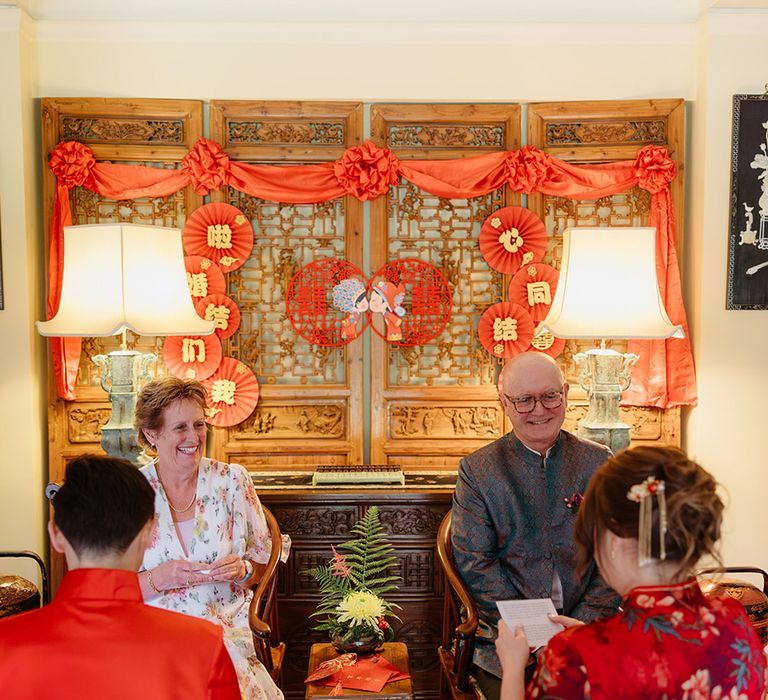 Glasshouse Wedding At RHS Garden Wisley With Chinese Tea Ceremony