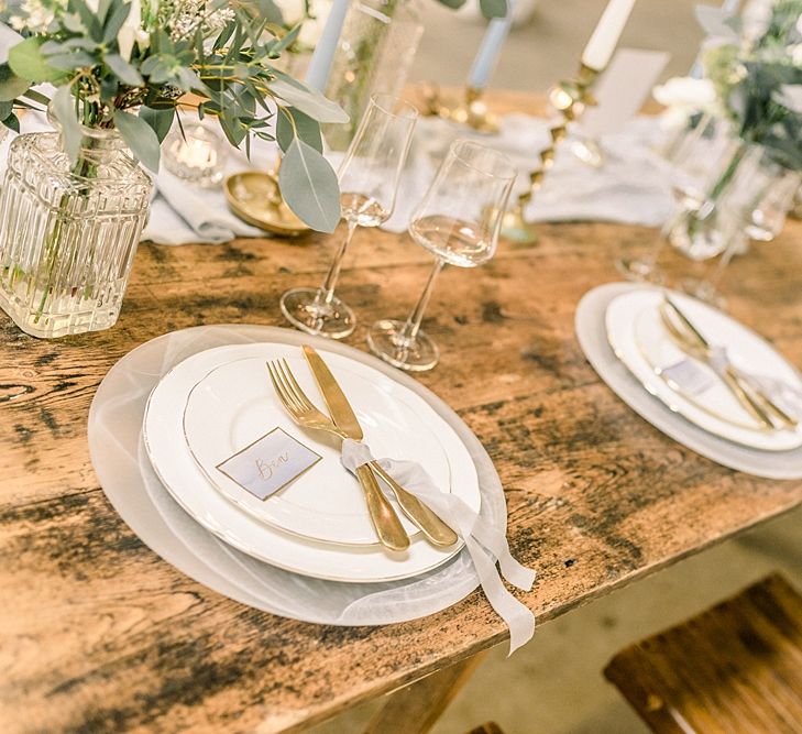 Powder Blue & Luxury Gold Wedding Inspiration with Wedding Balloons ...