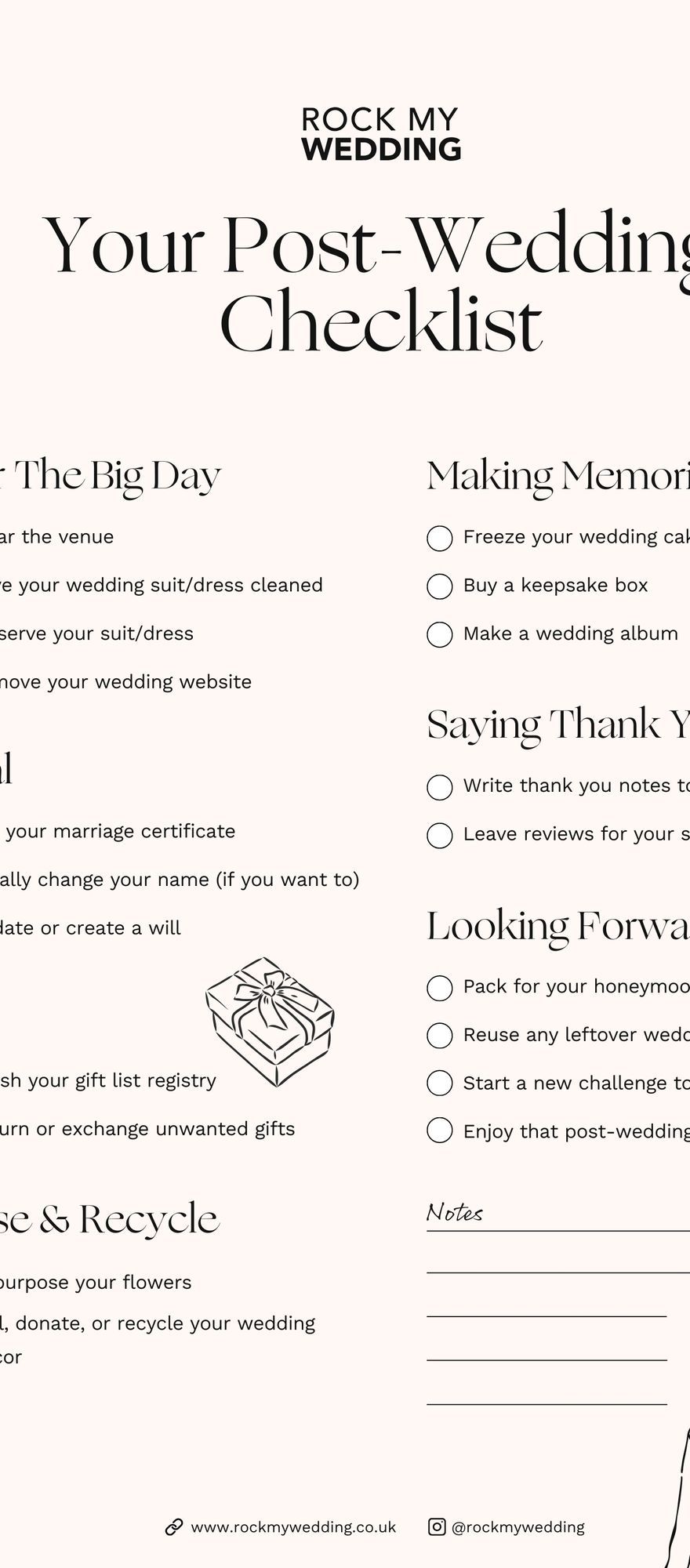 Post Wedding Checklist 20 Things To Do After Your Wedding Day Post Wedding Checklist 20 Things To Do After Your Wedding Day